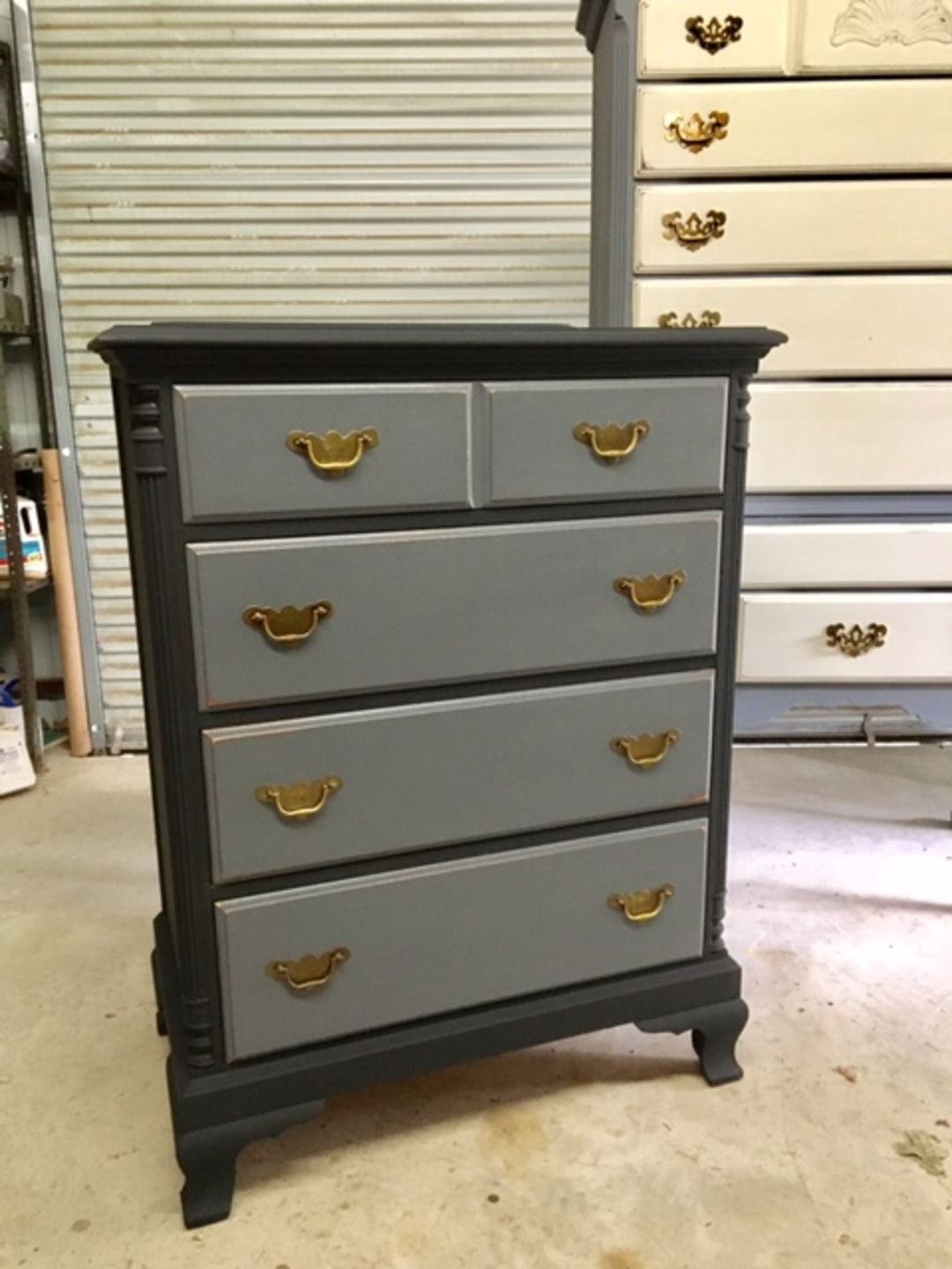 Nice 4 drawer chest done in Wrought Iron and the drawers done in ...