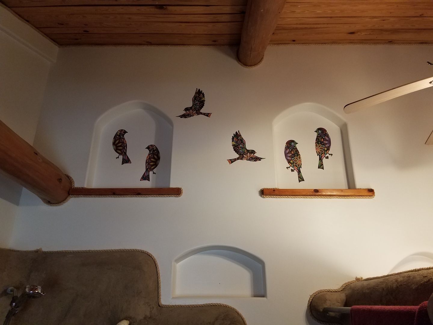 What an ingenious idea! My husband and I purchased a unique log home. I ...