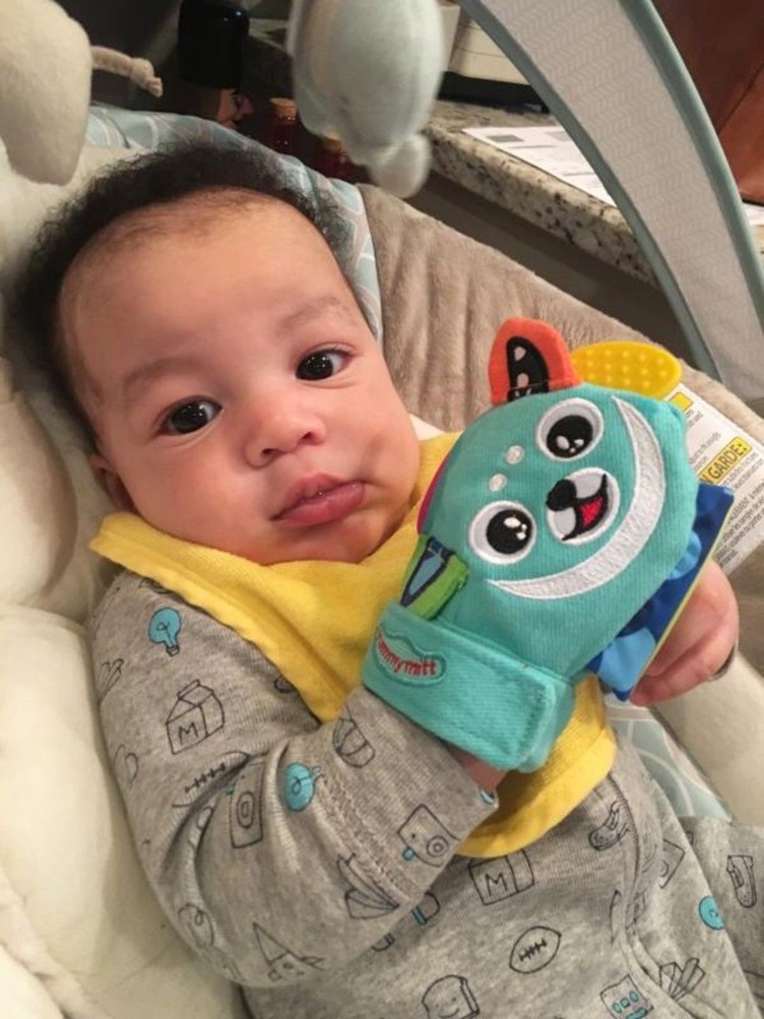 My nephew loves his Yummy Mitt! Purchased two. Now my go to baby shower ...