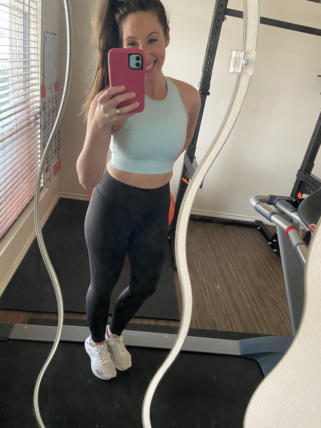 I am obsessed with these pants! I sized down and they are a bit tight ...