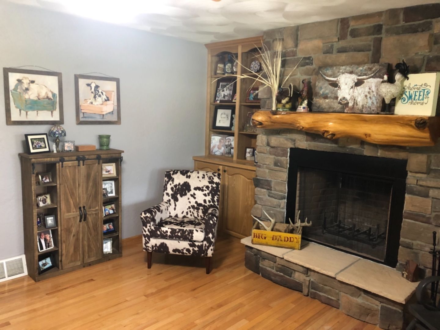 Moooove over boring chairs I’m so in love with this chair! It’s just ...