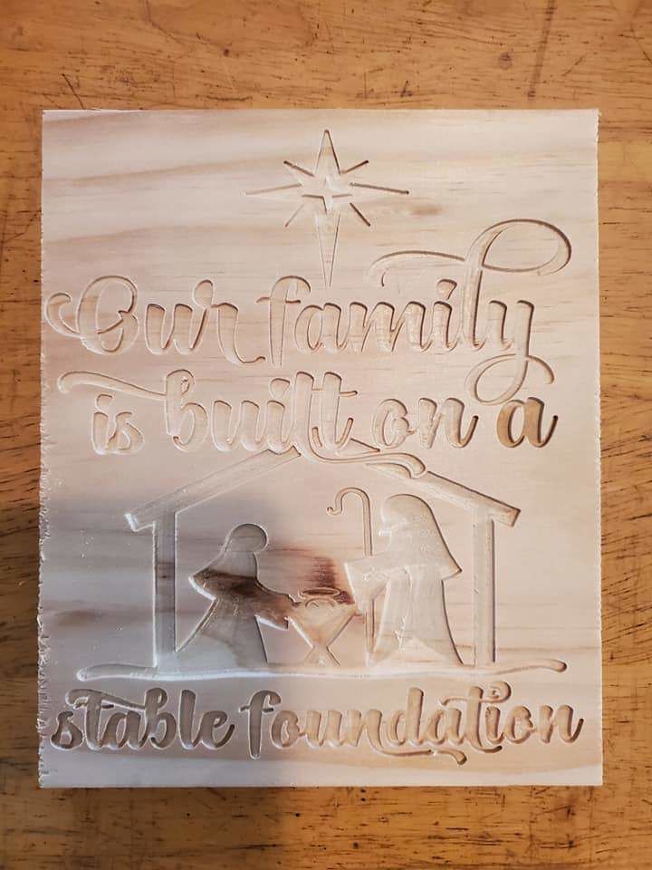 Our family is built on a stable foundation.